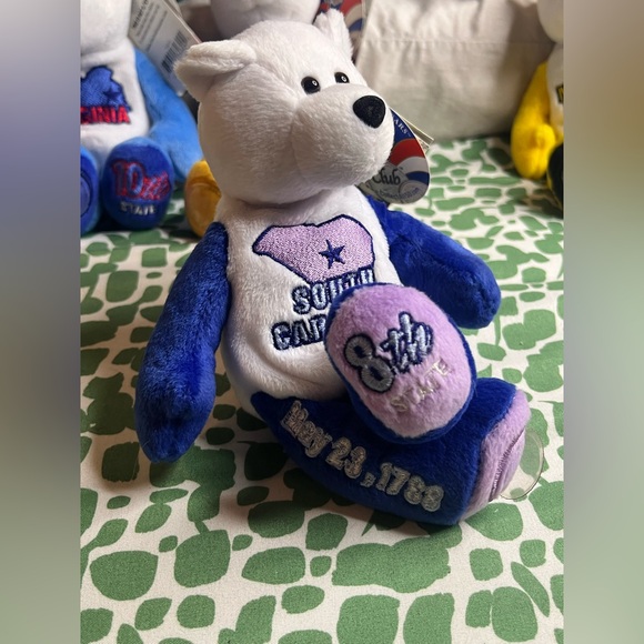 Ty | Toys | Ty Stuffed Animal Blue And White | Poshmark
